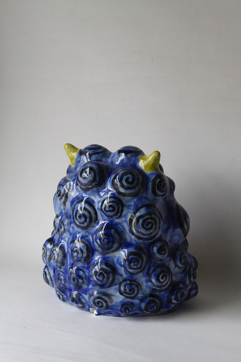 Blue Oni – Margaret Yap Pottery Studio