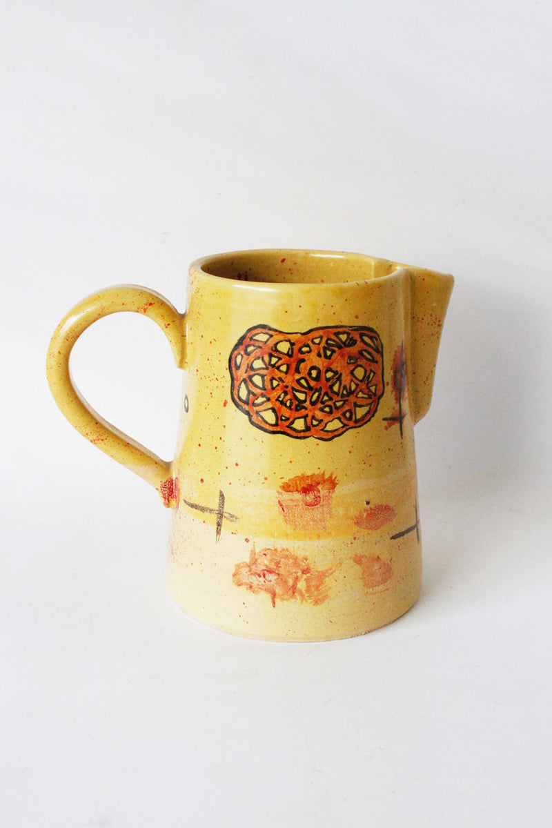 Abstract Jug in Pineapple – Margaret Yap Pottery Studio