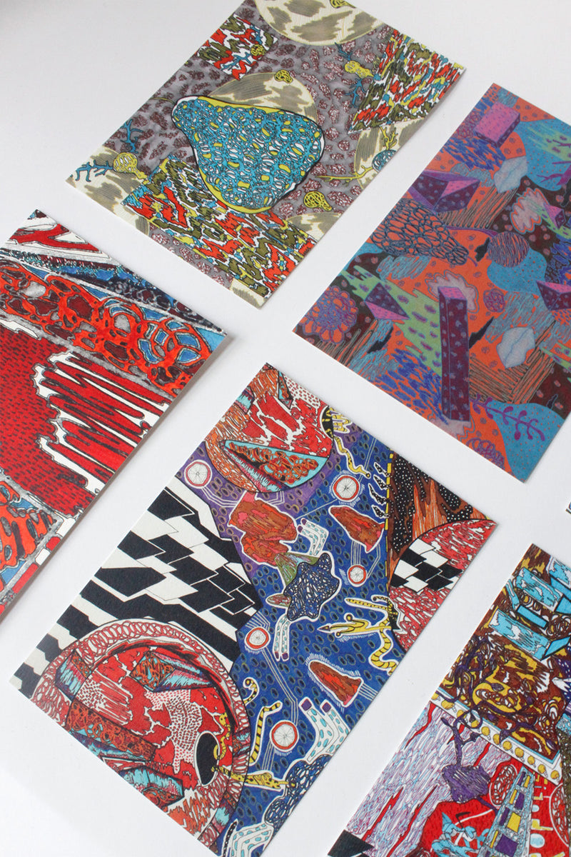 Illustrated Postcard (Set of 6) – Margaret Yap Pottery Studio